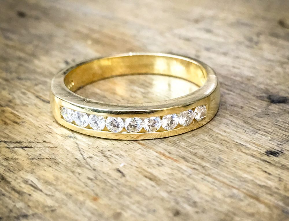 WEDDING RINGS: Platinum Diamond Set | Max Diamonds | Bespoke Jeweler ...